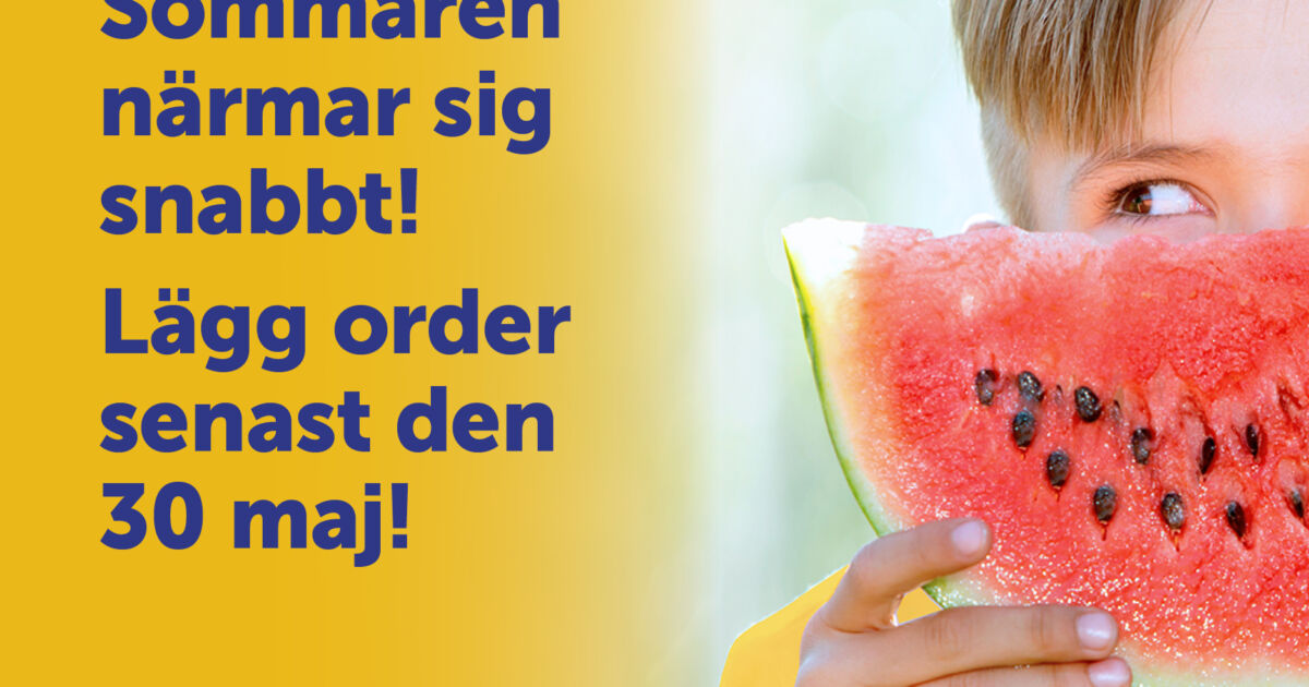 Lägg ordern i tid inför sommaren | Tollco AB